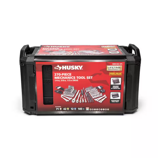 HugeSale559.com Up to 90% off retail Husky Mechanics Tool Set (270 ...